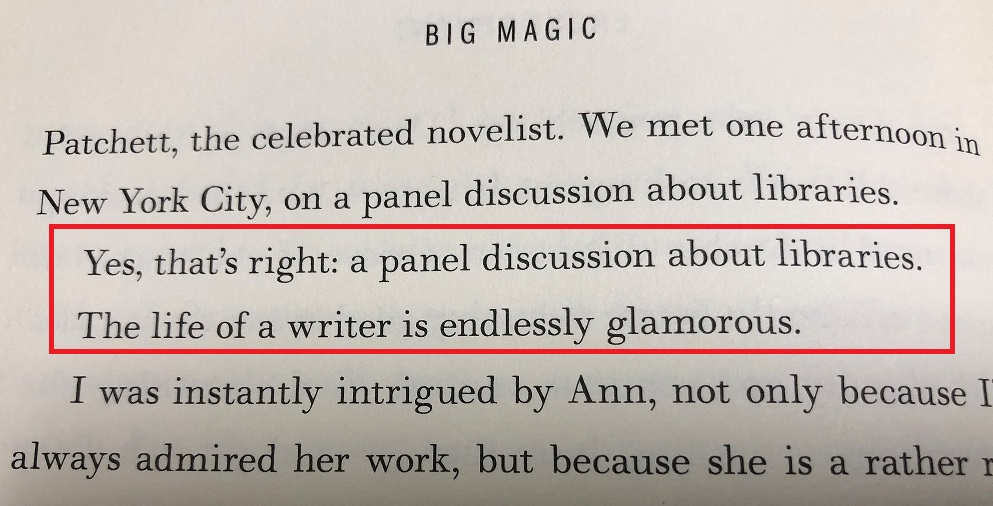 Beyond 10 Books: Thoughts on Big Magic – Studying Research